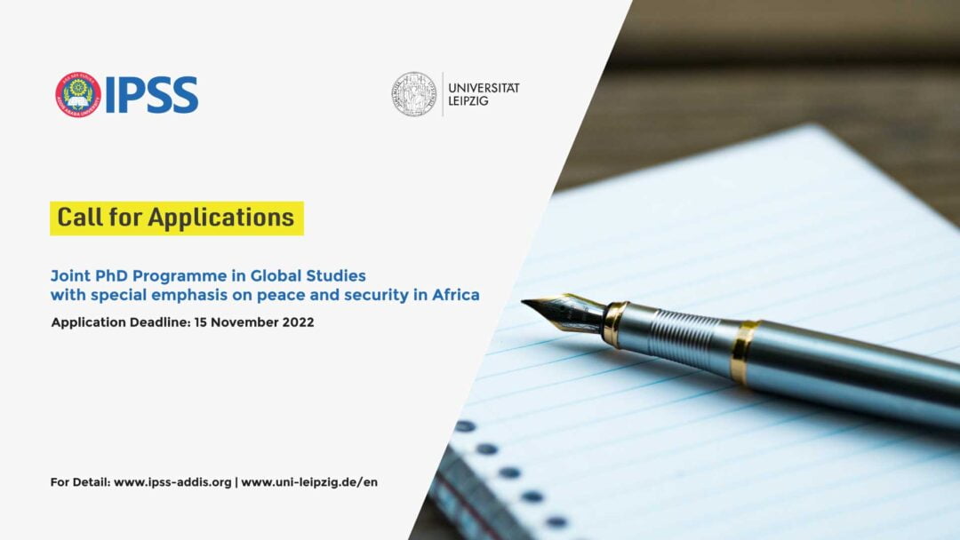Call for Applications: Joint PhD Programme in Global Studies | IPSS