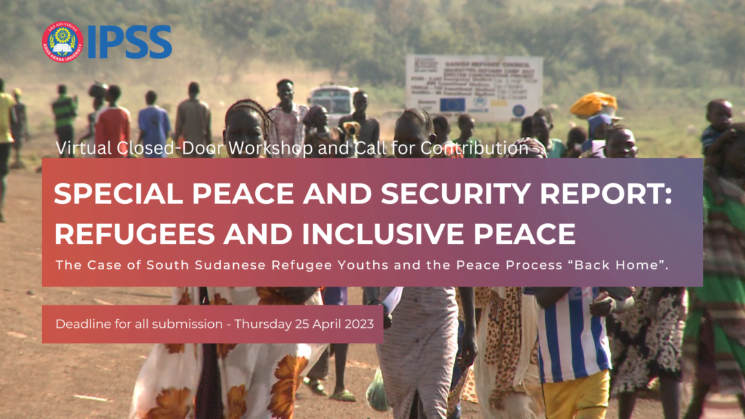 Virtual Closed-Door Workshop and Call for Contribution – “SPECIAL PEACE ...